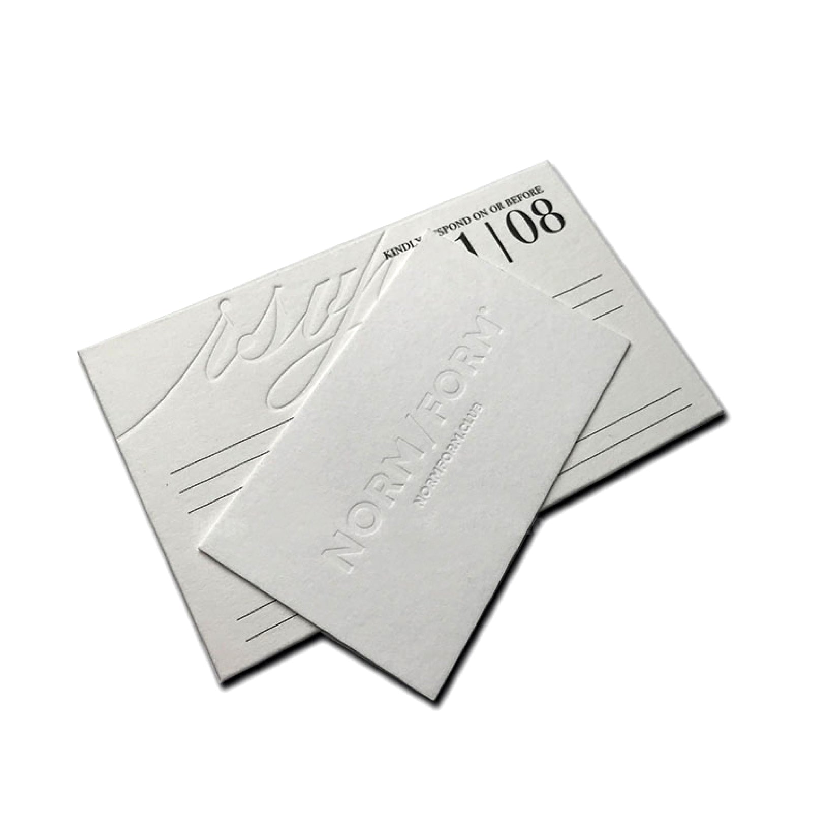 Embossed Business Cards – Matte & Uncoated | Zoom Printing